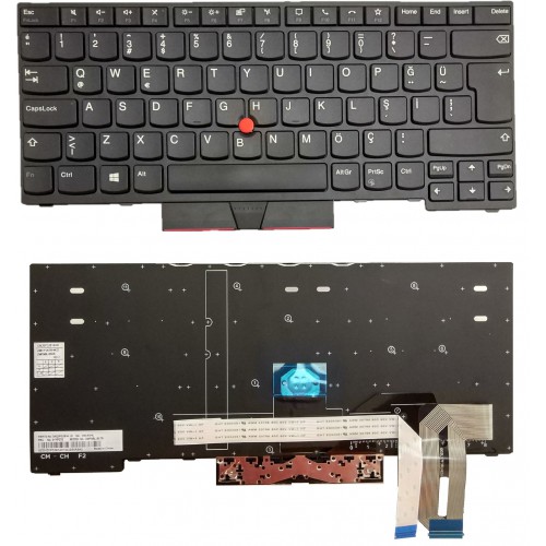 Lenovo Thinkpad T14 Gen 1 type 20S2 20S3 Notebook Klavye (Siyah TR)